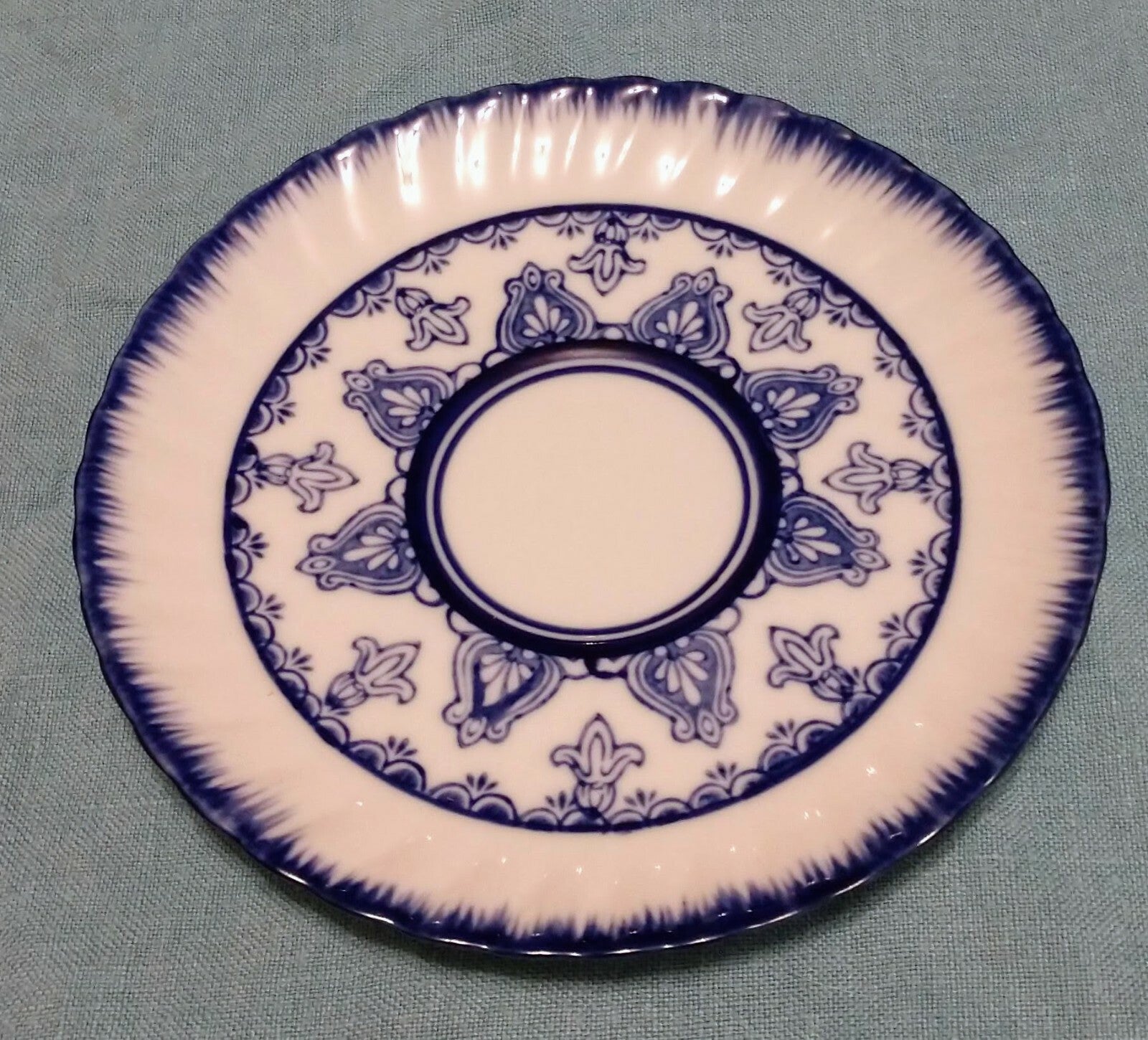Pacific Rim Saucer Cobalt Blue Pattern – Serenas Stop and Shop